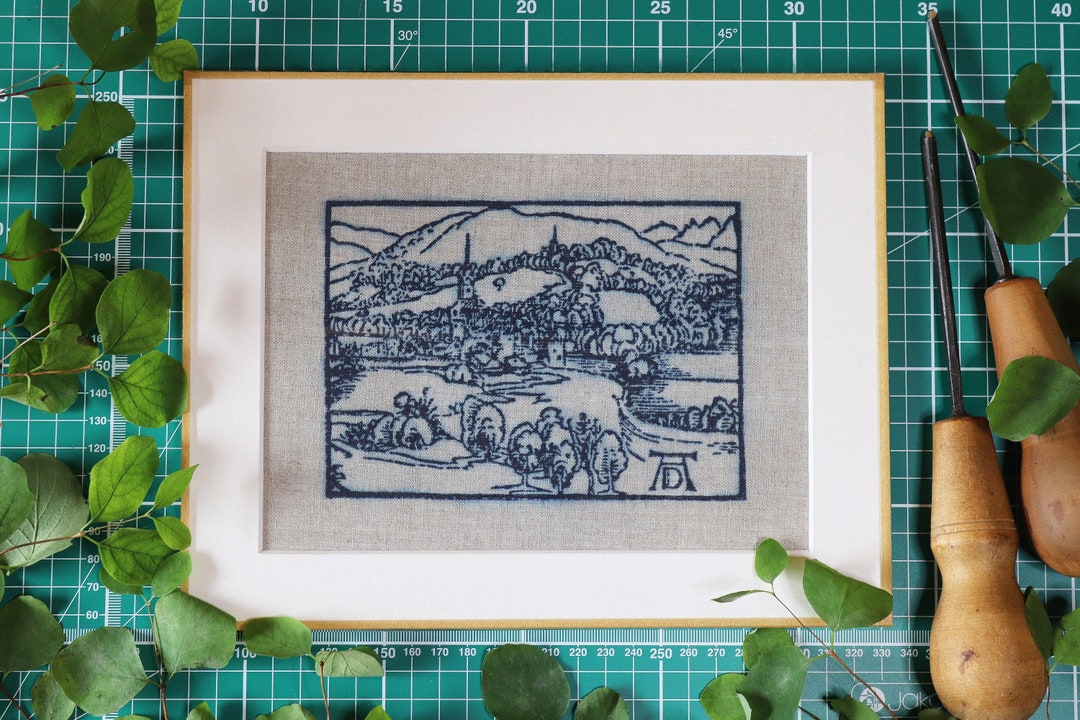 Landscape by Albrecht Durer: a Hand-block Wall Art Print in Natural ...