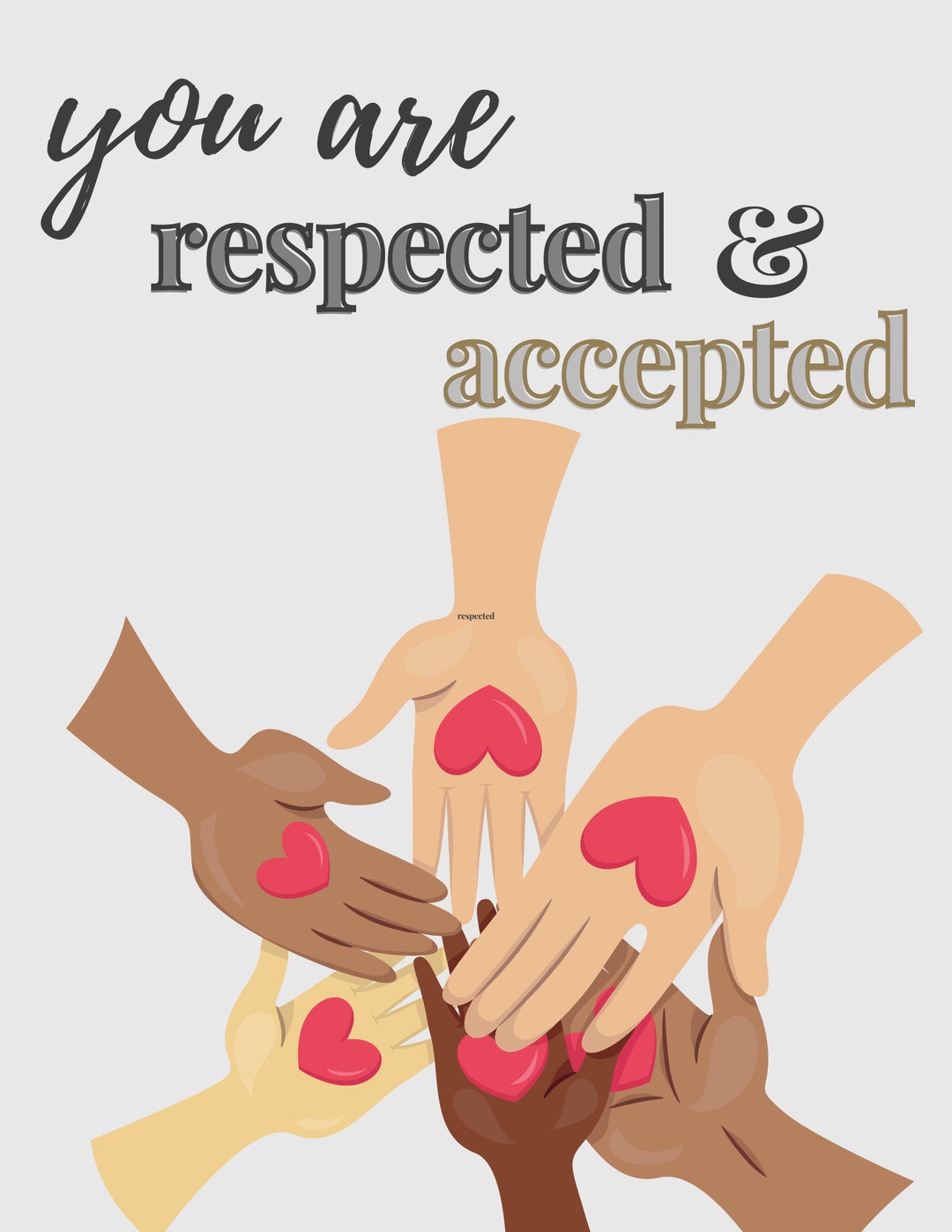 Acceptance Poster Digital Download - Etsy