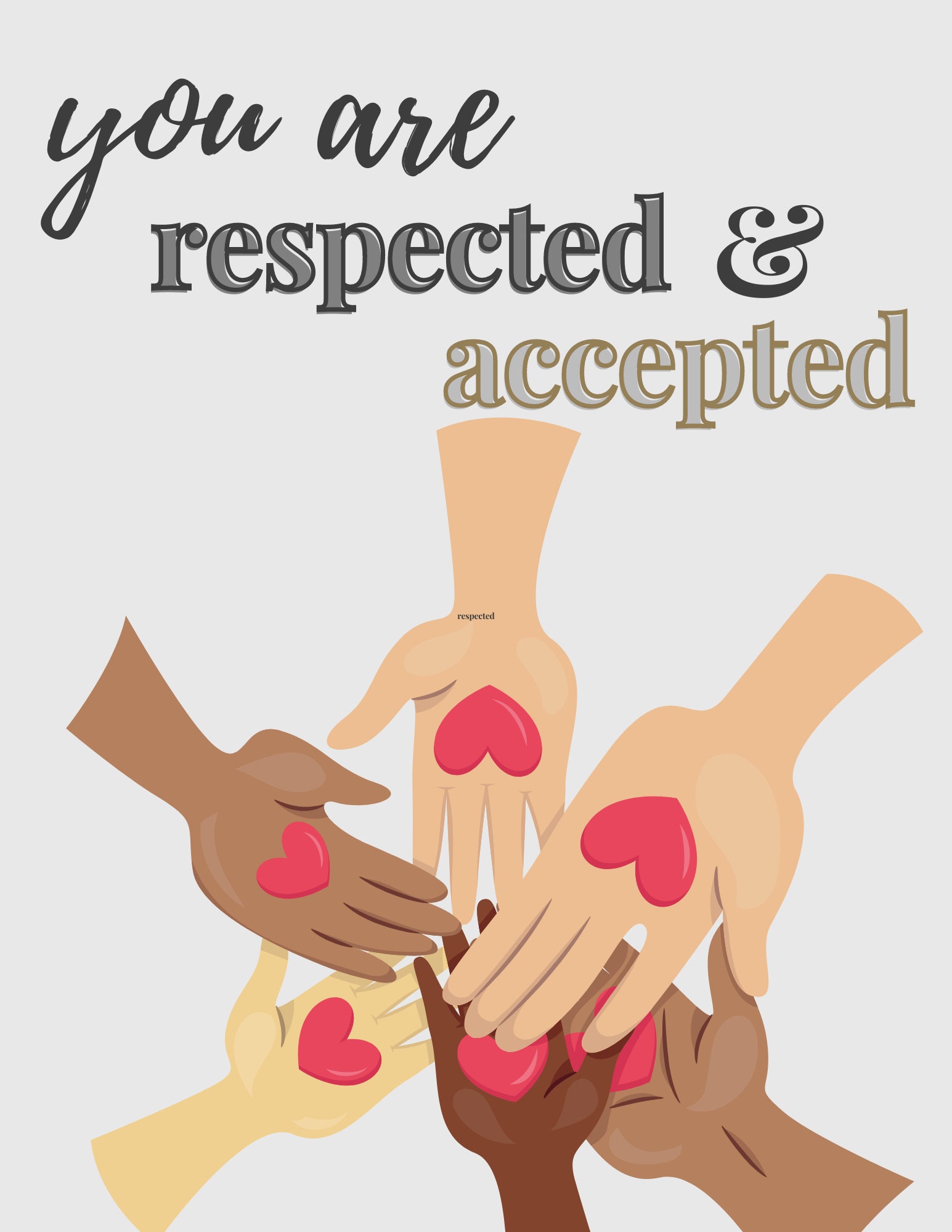 Acceptance Poster Digital Download - Etsy