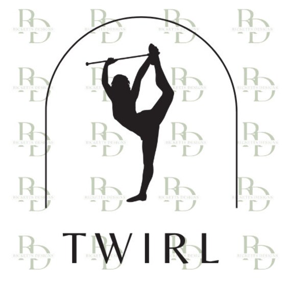 Twirl Arch Baton Twirling SVG Baton Twirling Shirt Baton - Etsy