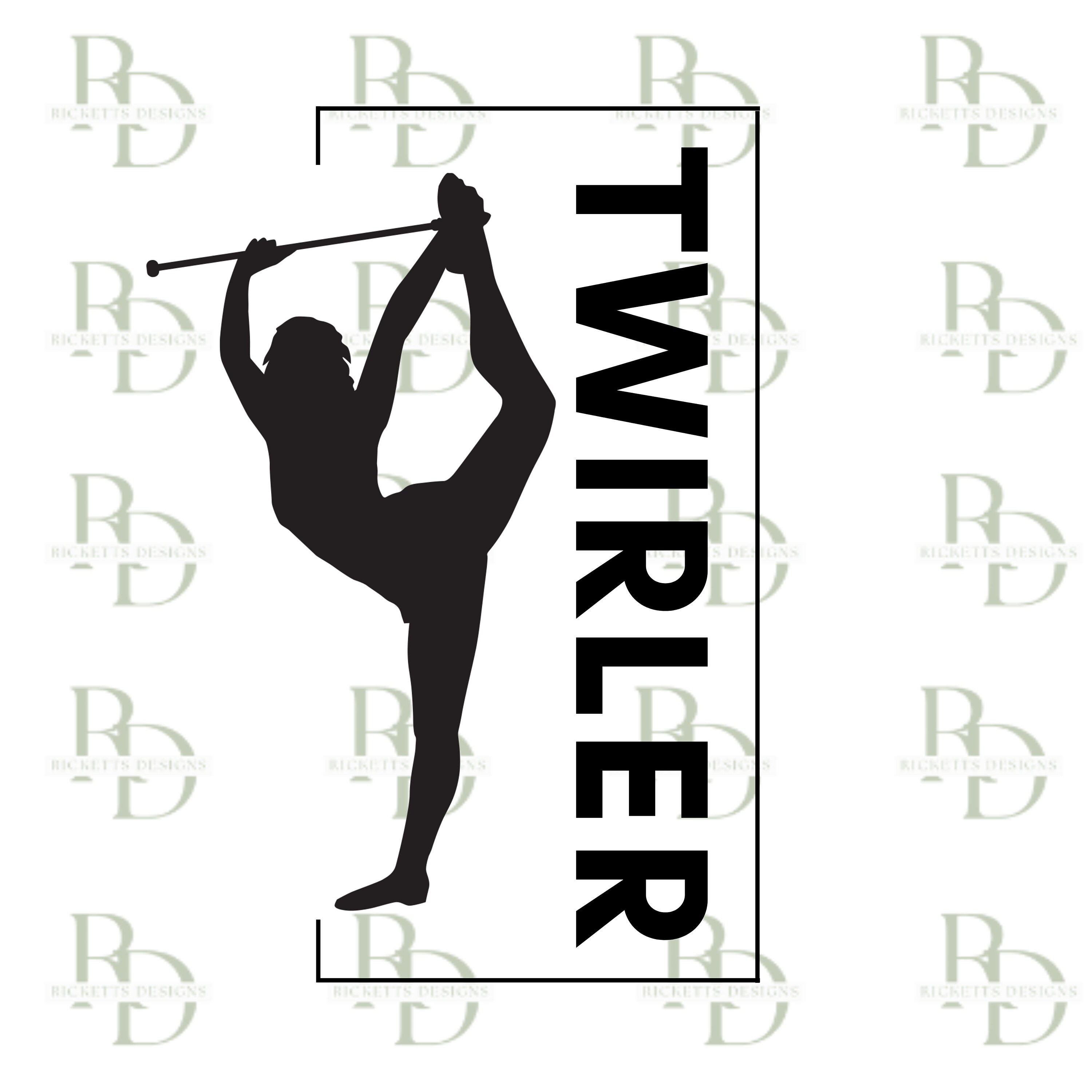 Twirler Design SVG, Baton Twirling Shirt, Baton Twirling Cut File - Etsy