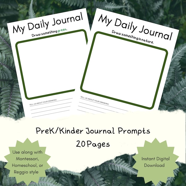 Kindergarten Notebook - Etsy