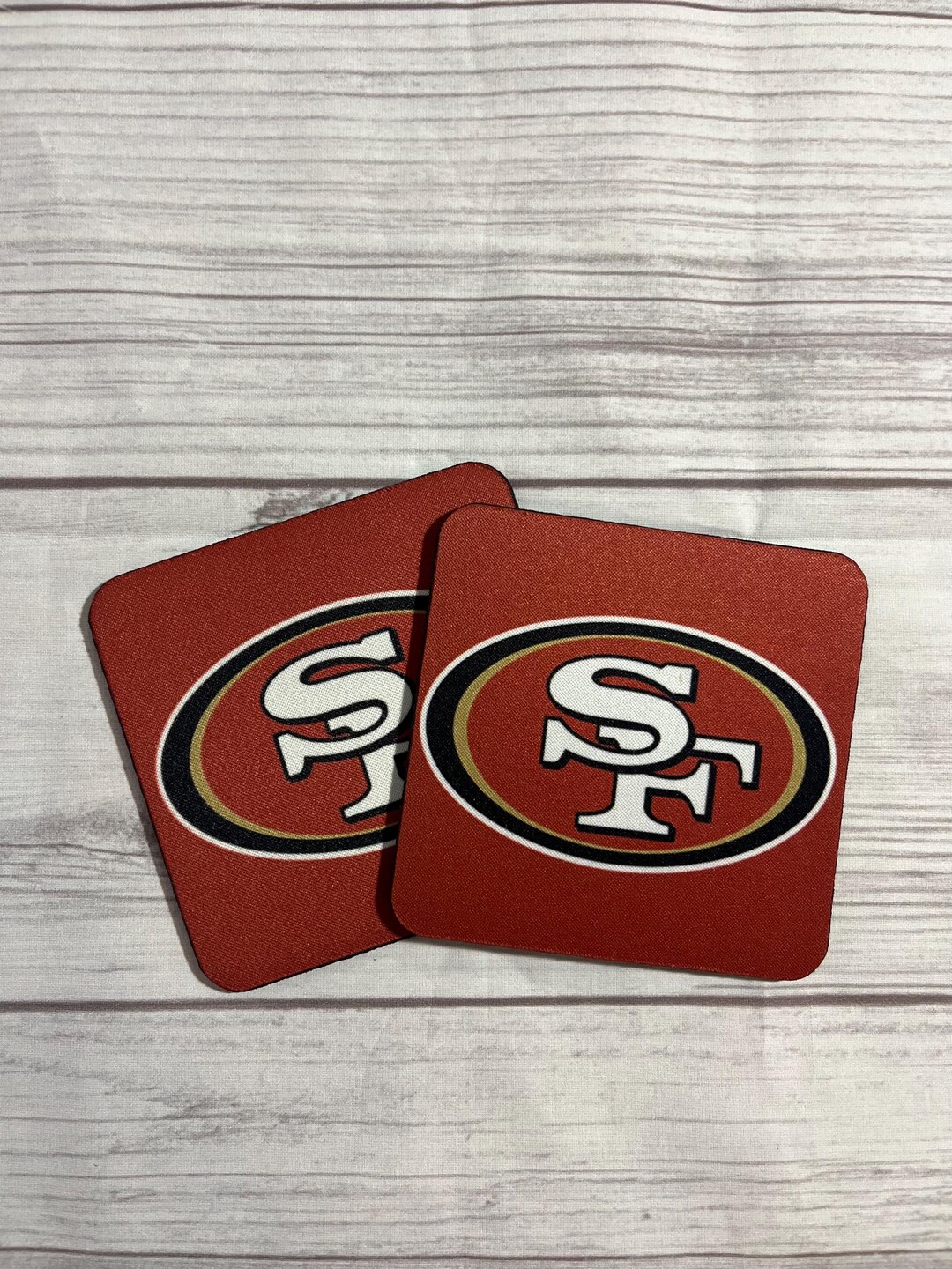 San Francisco 49ers Coasters, Football, Sports - Etsy
