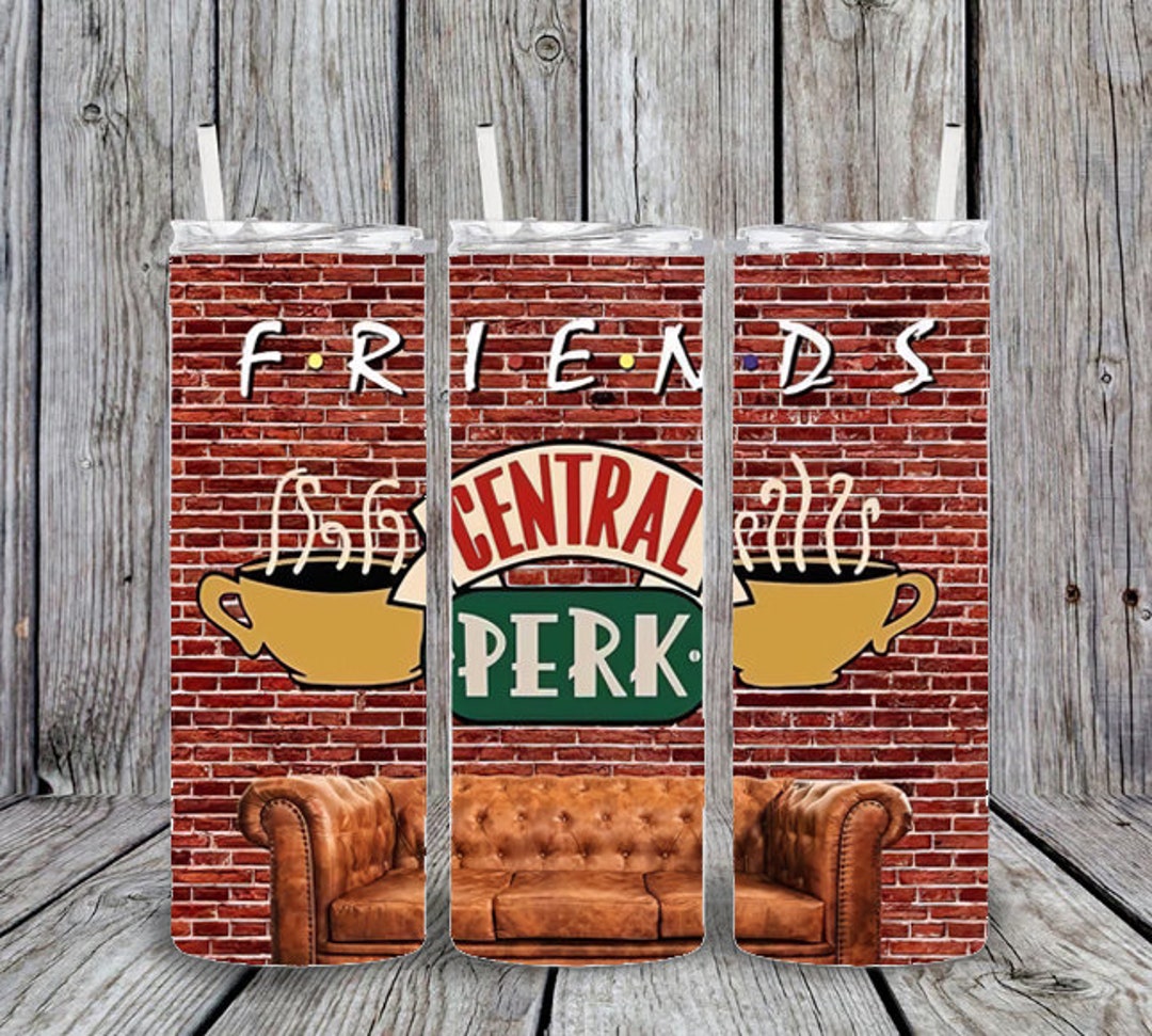 Friends 20oz Tumbler Cup, Friends TV Show Fan, Central Perk, Rachel ...