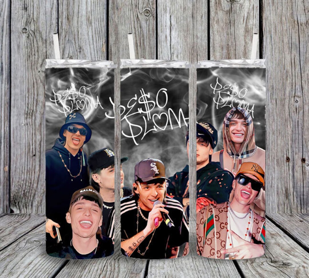 Peso Pluma Black 20oz Tumbler Cup With Straw Stainless Steel, Peso ...