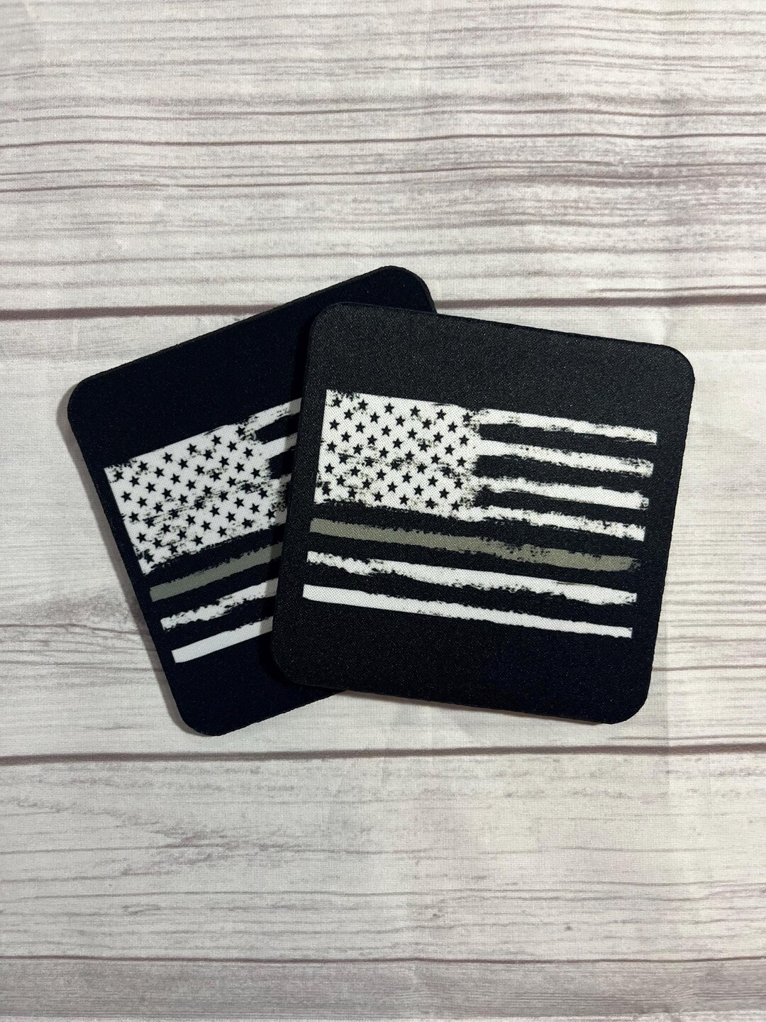 Thin Gray Line Coasters, Law Enforcement, Corrections Officer - Etsy