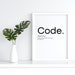 Programmer Printable Code | Wall Art | Modern Print | Coding | Computer Science Print | Quote ...