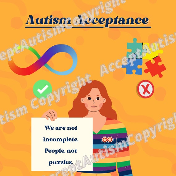 Autism Acceptance Infographic - Etsy