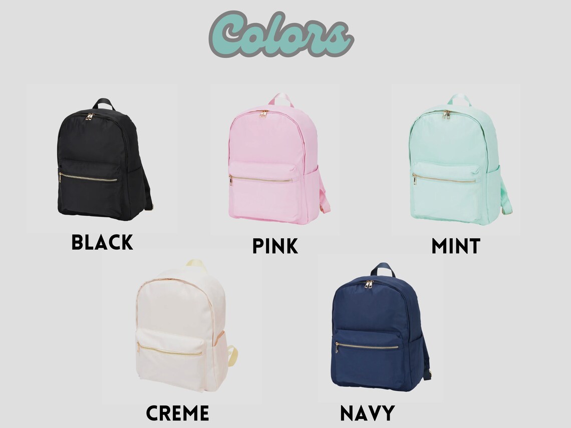 Orange Cat Backpack, Embroidered Funny Orange Cat Backpack, Custom ...