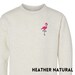 Kids Flamingo Sweatshirt, Toddler and Youth Embroidered Flamingo ...