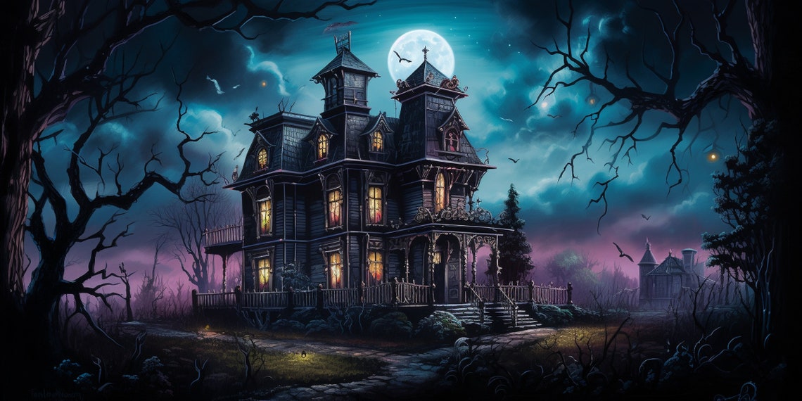 Spooky Shack Frame TV Art Pack - Etsy