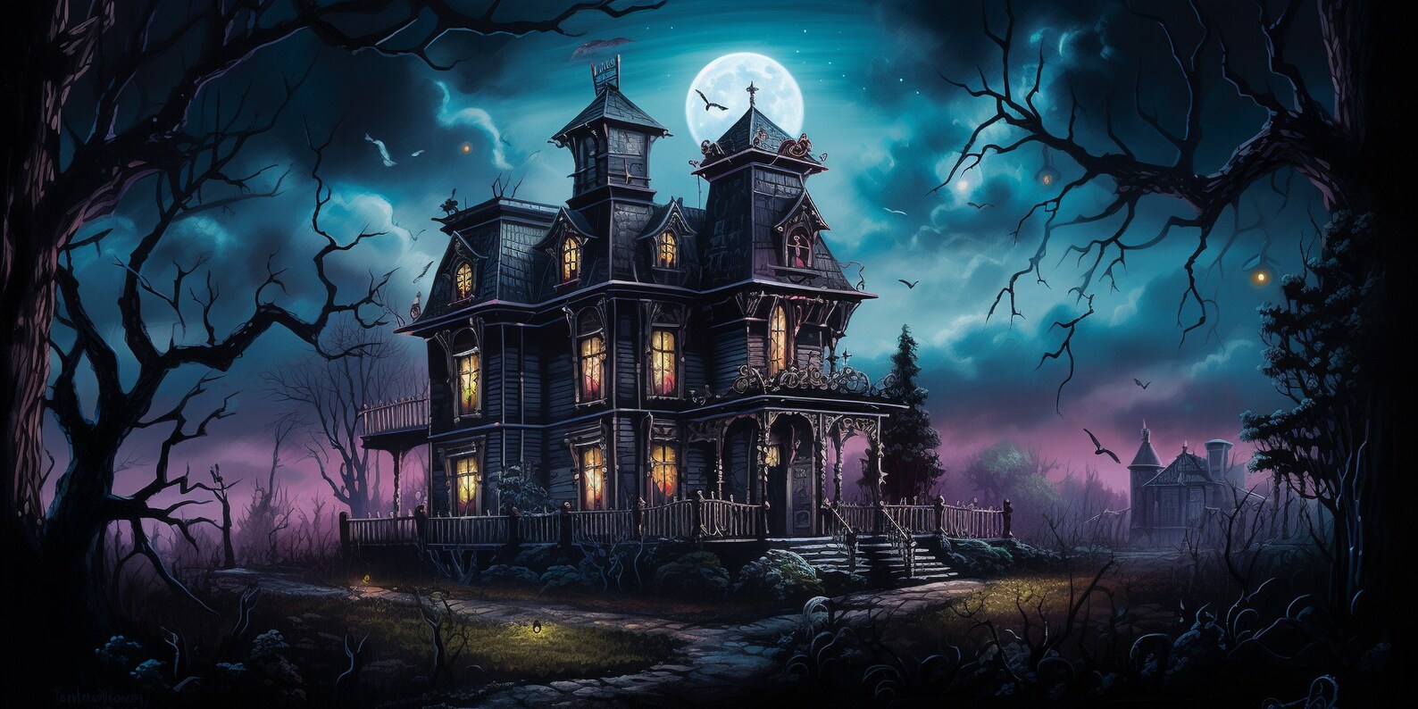Spooky Shack Frame TV Art Pack - Etsy