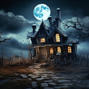 Spooky Shack Frame TV Art Pack - Etsy