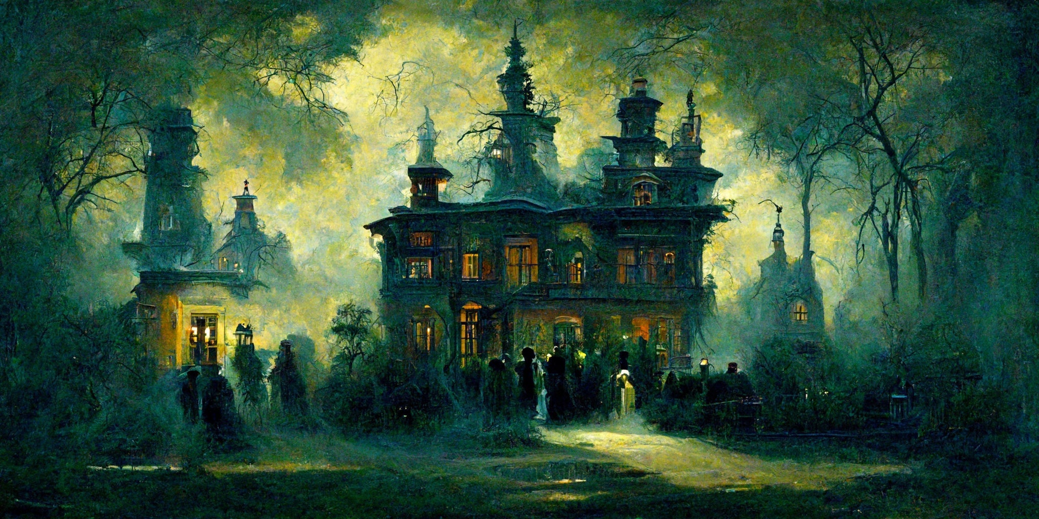 Haunted Mansion Frame TV Art Pack - Etsy