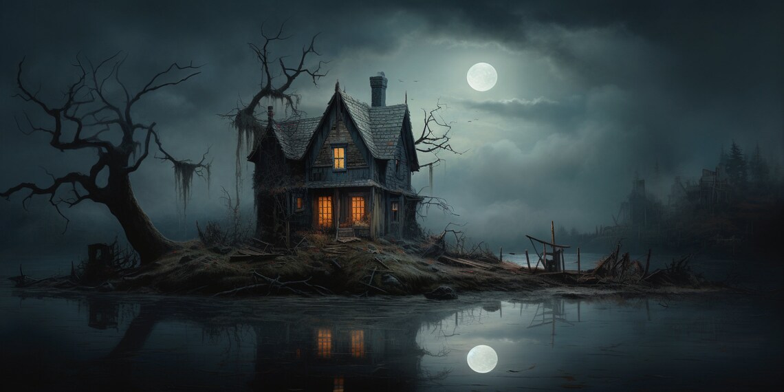 Spooky Shack Frame TV Art Pack - Etsy