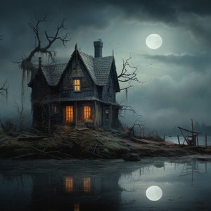 Spooky Shack Frame TV Art Pack - Etsy