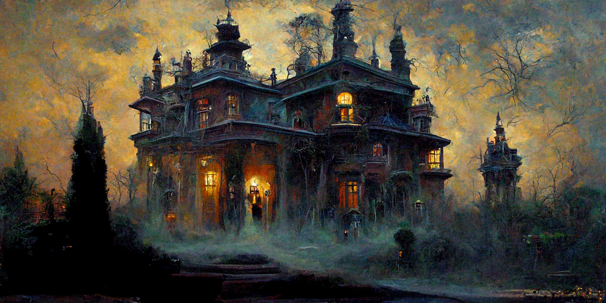 Haunted Mansion Frame TV Art Pack - Etsy