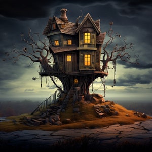 Spooky Shack Frame TV Art Pack - Etsy