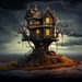 Spooky Shack Frame TV Art Pack - Etsy