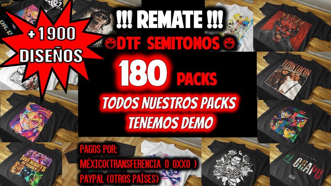 1900 DESIGNS DTF HALFTONES 180 Packs not Upgradable - Etsy