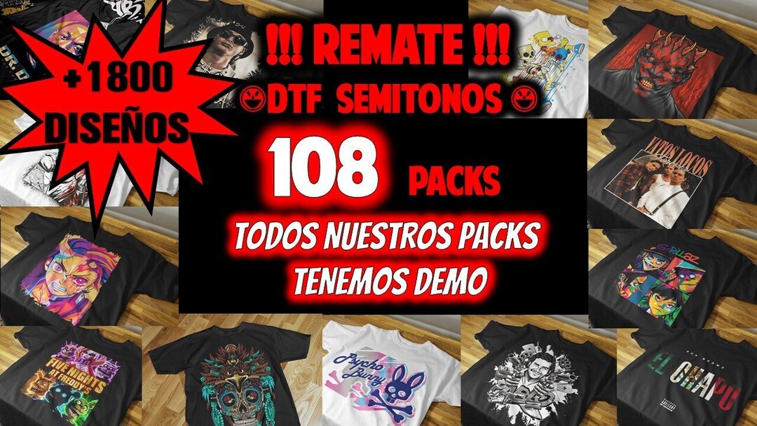 1800 DTF HALFTONES DESIGNS 115 Packs - Etsy