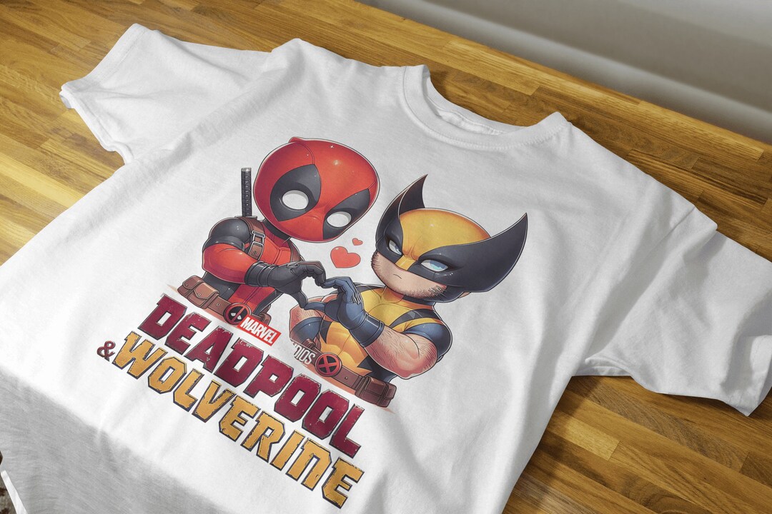 Deadpool and Wolverine CUTE DTF Halftones 13 Designs - Etsy Australia