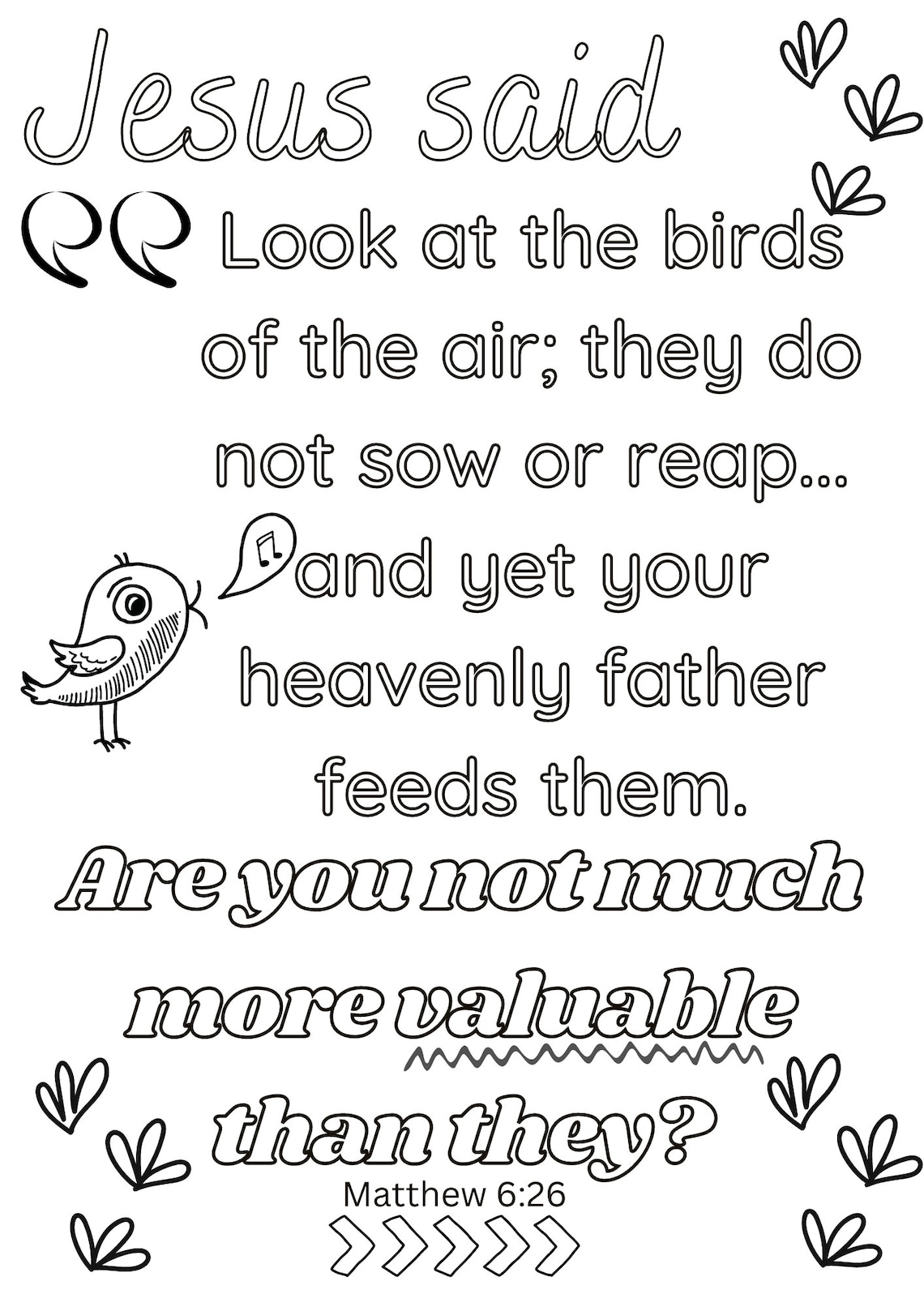 Bible Verse Coloring Pages With Scriptures on Overcoming Anxiety - Etsy