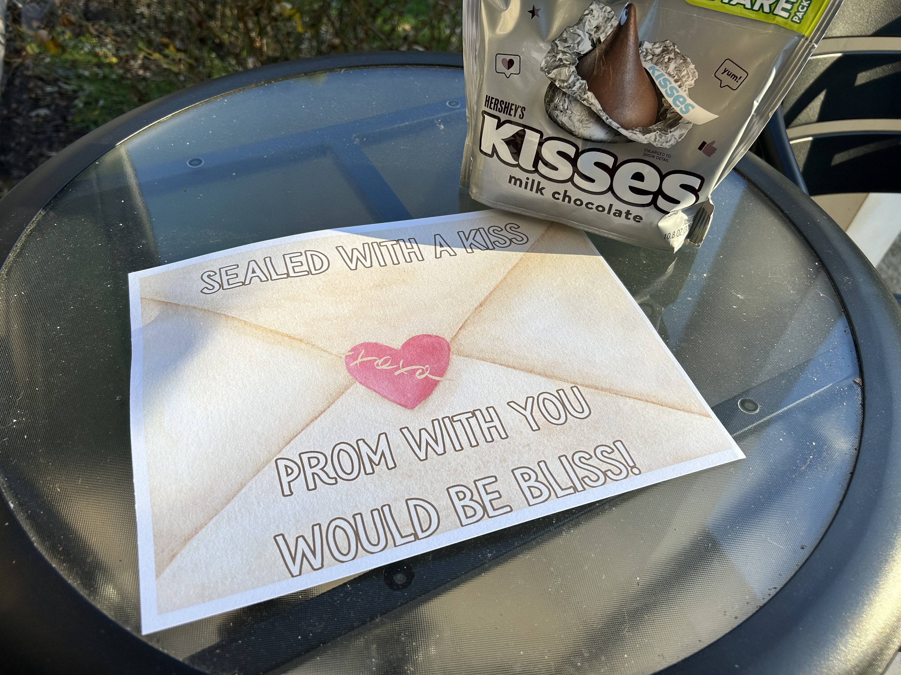 Hershey Kisses Promposal Printable - Etsy