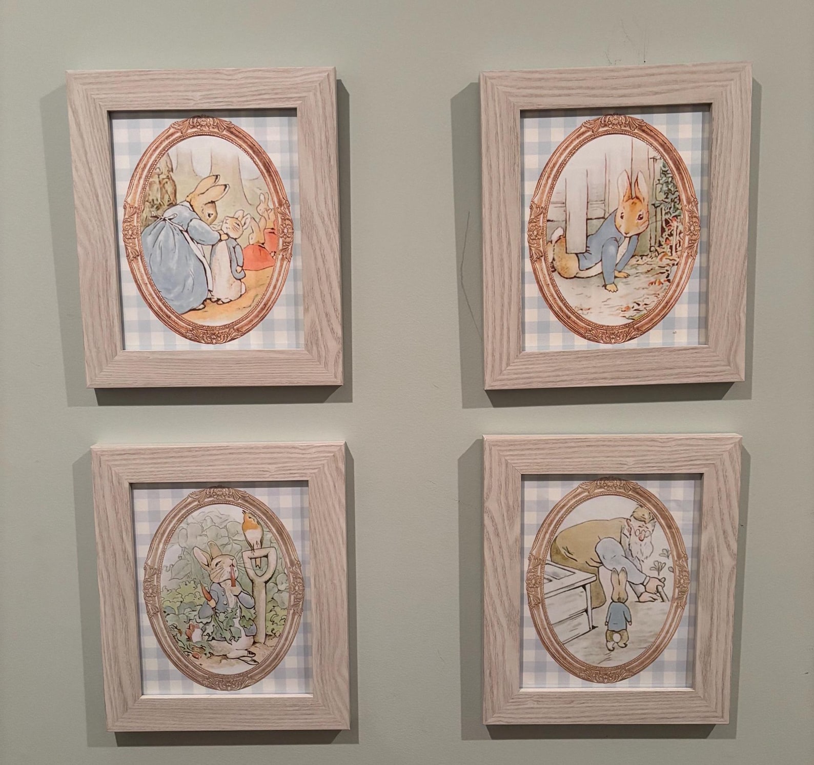 Vintage Peter Rabbit Nursery Wall Art – Set of 4 Printable Prints - Etsy