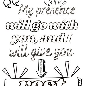 Bible Verse Coloring Pages With Scriptures on Overcoming Anxiety - Etsy