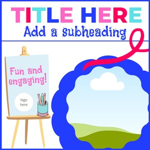 20 Editable Tpt Product Cover Templates ~ Created in Canva - Etsy