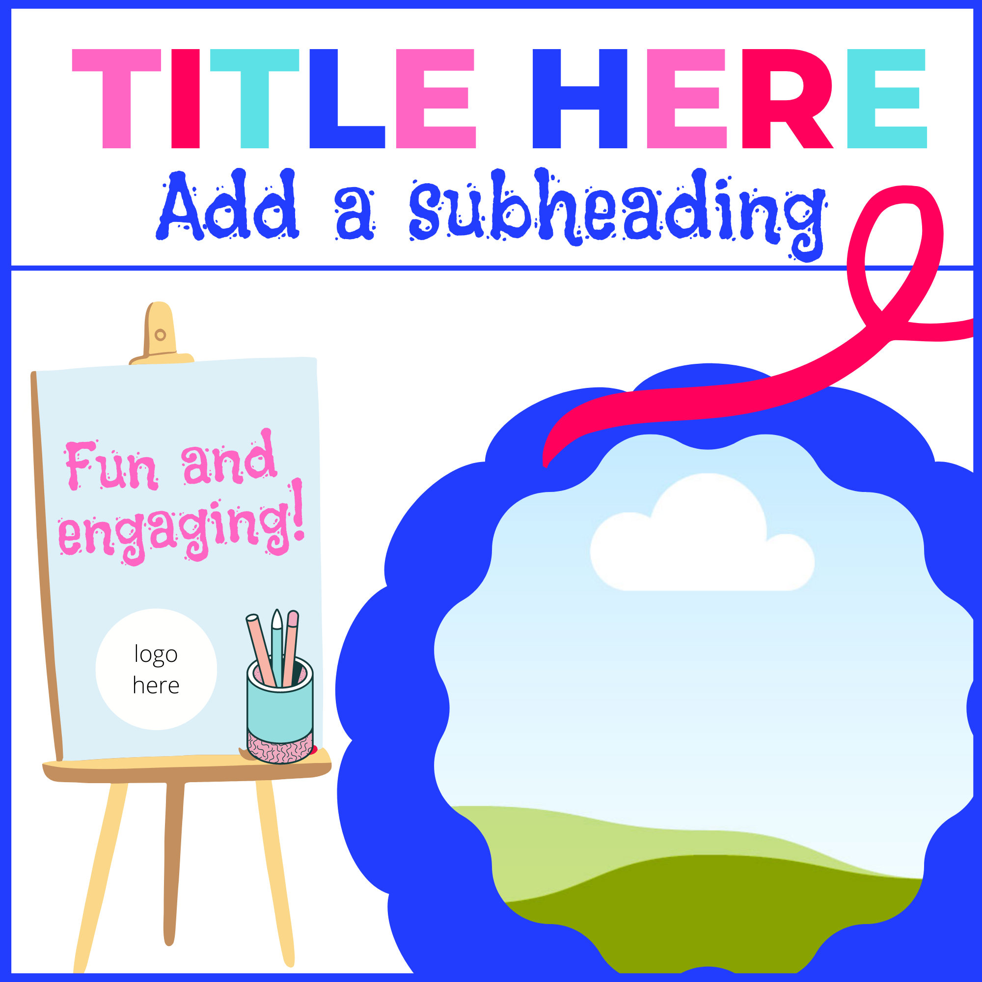 20 Editable Tpt Product Cover Templates ~ Created in Canva - Etsy