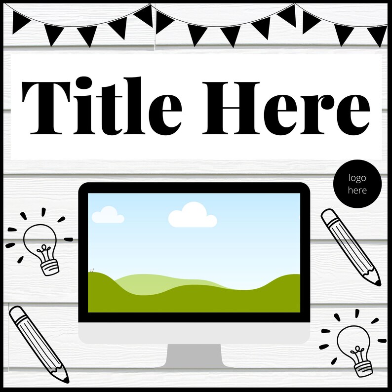 20 Editable Tpt Product Cover Templates ~ Created in Canva - Etsy