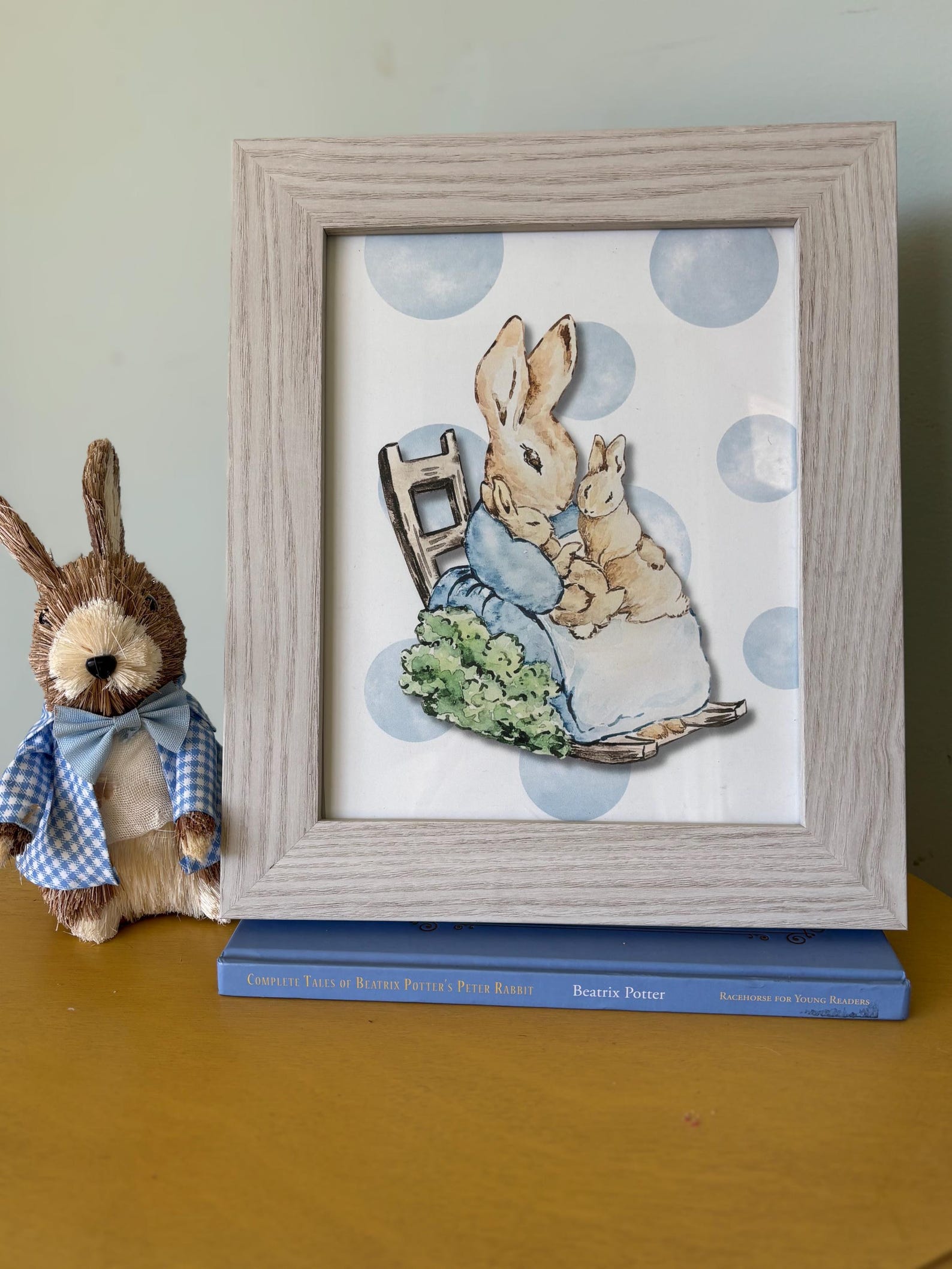 Beatrix Potter Printable Nursery Art – Mother Rabbit & Baby – Peter ...