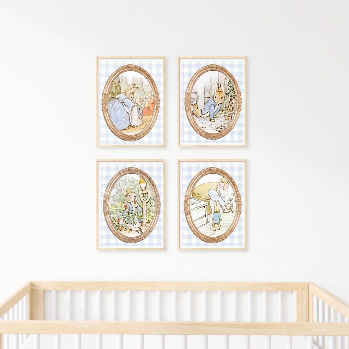 Vintage Peter Rabbit Nursery Wall Art – Set of 4 Printable Prints - Etsy