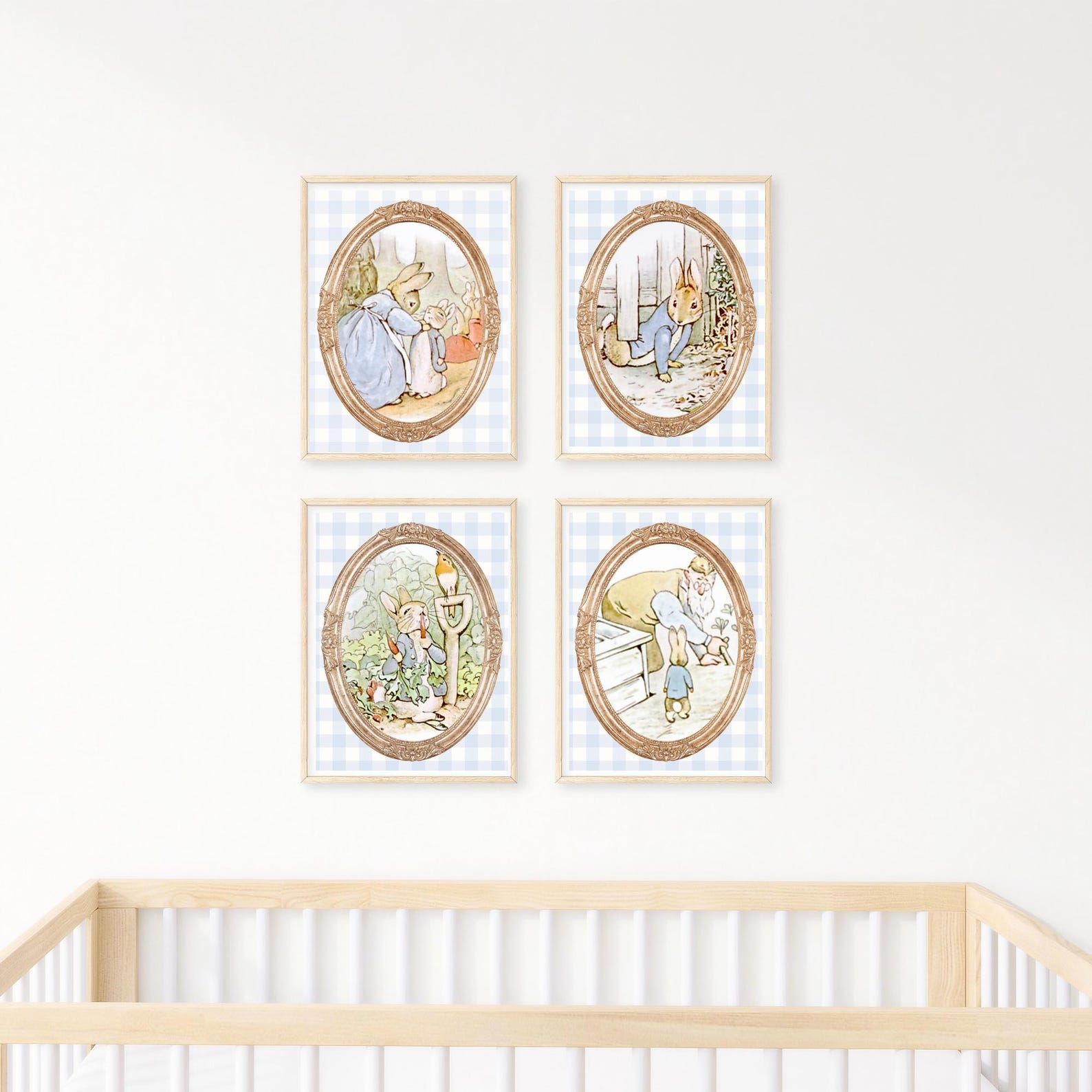 Vintage Peter Rabbit Nursery Wall Art – Set of 4 Printable Prints - Etsy
