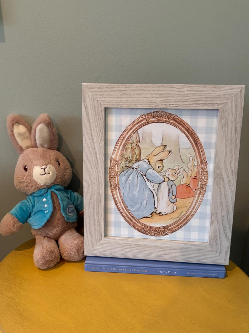 Vintage Peter Rabbit Nursery Wall Art – Set of 4 Printable Prints - Etsy