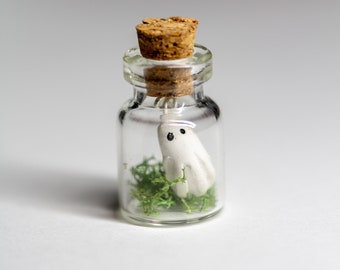 Ghost Glass Bottle - Etsy
