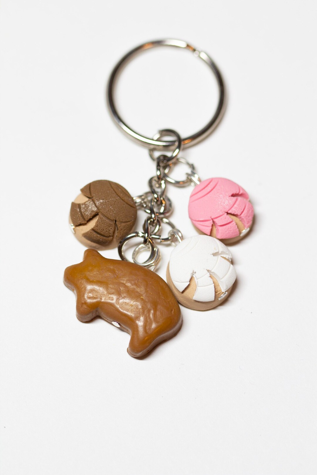 Puerquito Pan Dulce Keychain: Handmade Mexican Bread Conchas - Etsy