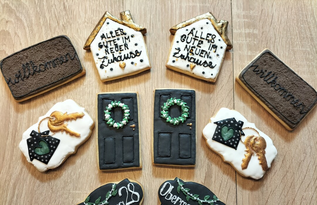 Personalized Cookies Cookies for Moving in or Artfully Decorated as a ...
