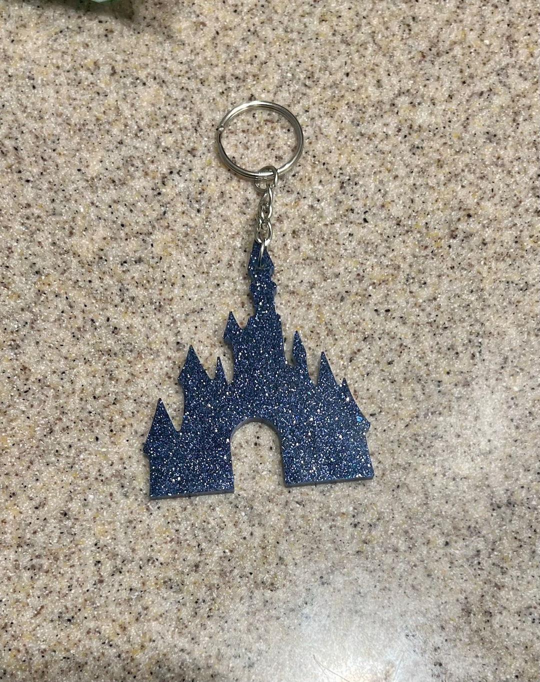 Disney Castle Keychain - Etsy