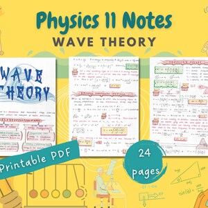Wave Theory Simple Harmonic Motion Superimposition Grade - Etsy