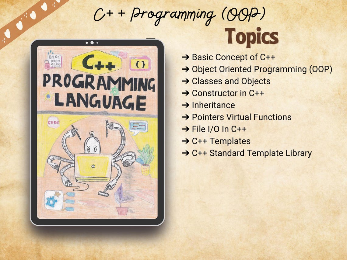C++ Programming Language Notes PDF | Aesthetic Programming Study Guide ...