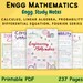 Math Study Notes Bundle PDF | Complete Mathematics for 11th and 12th ...
