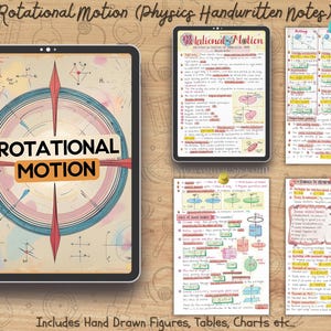 Rotational Motion Study Notes PDF | for 11 & 12 Grade High School ...