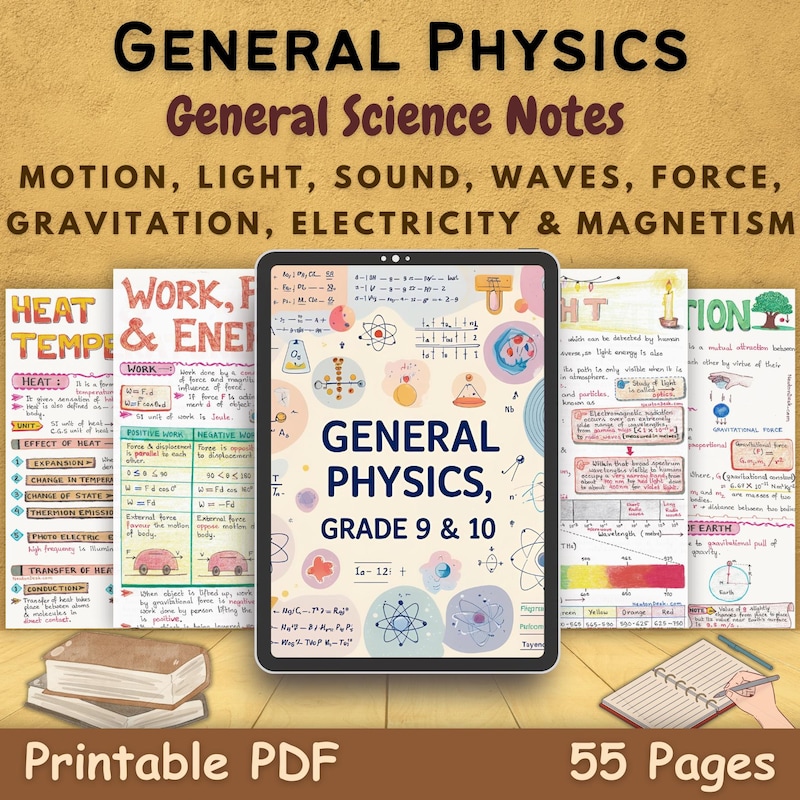 Physics Worksheets - Etsy UK