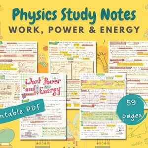 Work, Power and Energy | Grade 11 | Physics | Higher Level Courses ...