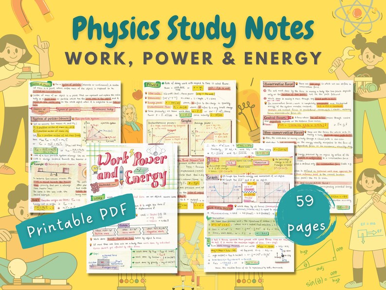 Work, Power and Energy | Grade 11 | Physics | Higher Level Courses ...
