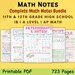 Math Study Notes Bundle PDF | Complete Mathematics for 11th and 12th ...