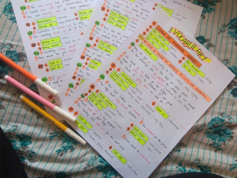 Learn English Grammar Study Notes PDF | Verb, Sentence, Articles, Parts ...